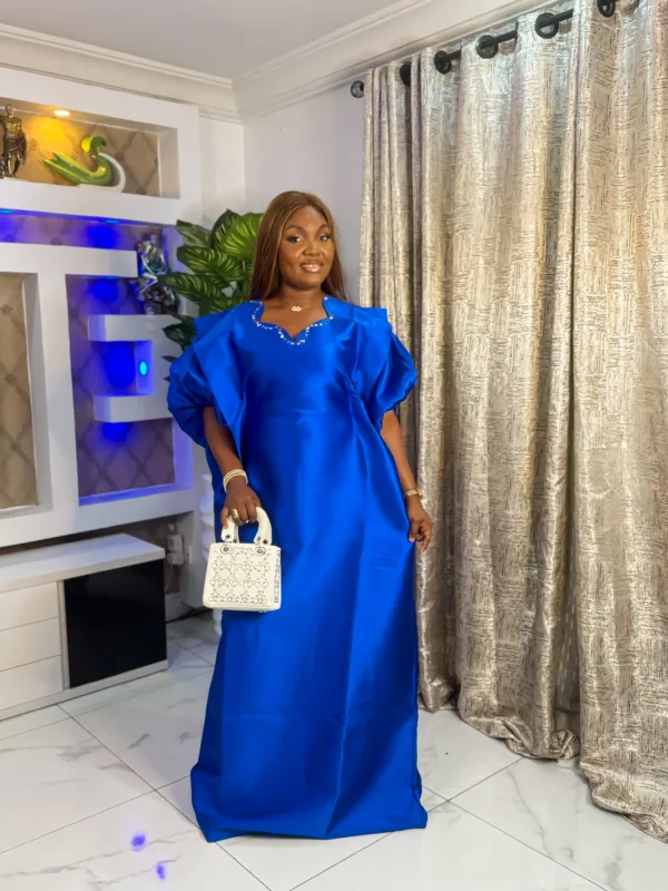 Modupe Boubou – Royal Blue – Annys Fashion Empire